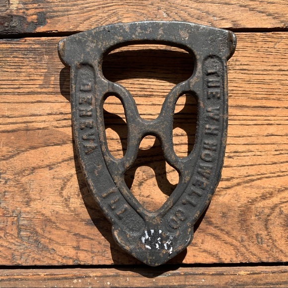 Antique | Kitchen | Antique The W Howell Co Cast Iron Decor | Poshmark